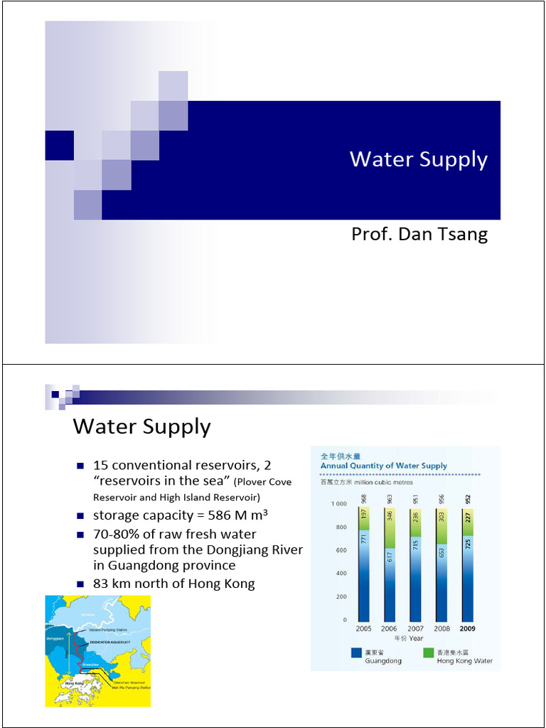 Water Supply | PDF | Water | Reclaimed Water