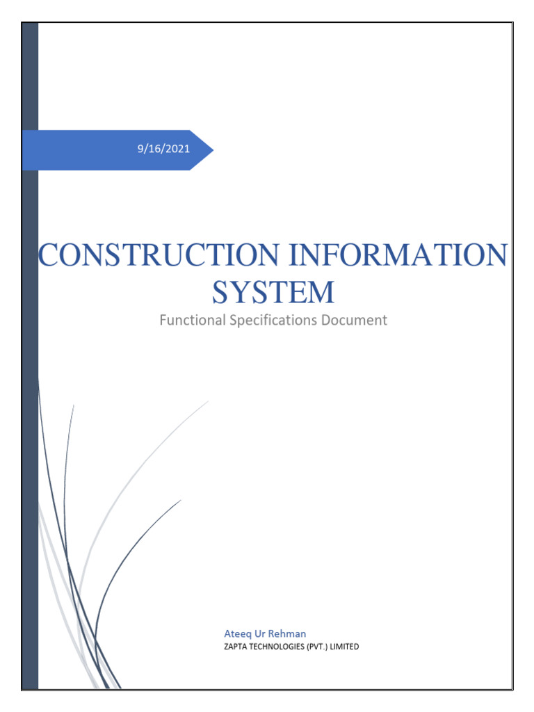 FRD Construction App | PDF | Computing | Systems Engineering