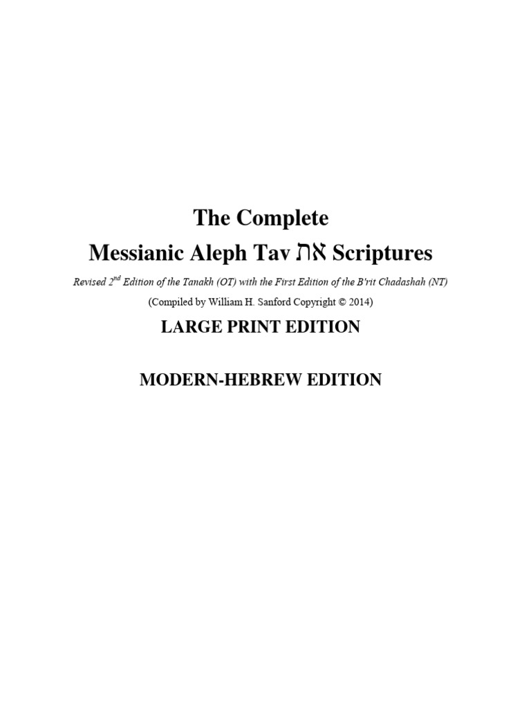 Dokumen - Tips - The Complete Messianic Aleph Tav I The Complete ...