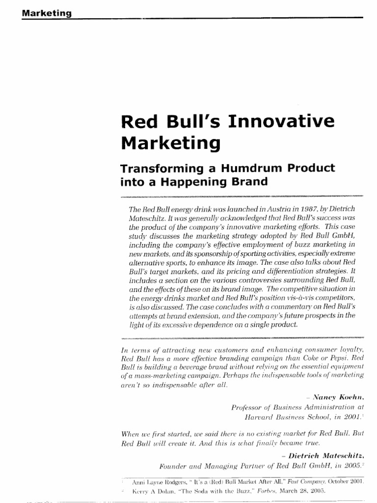 Red Bull | PDF | Formula One | Sports