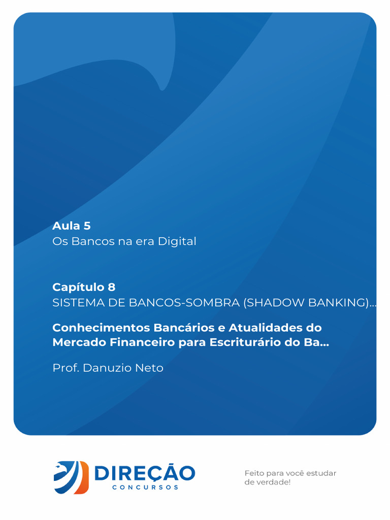 Sistema de Bancos-Sombra (Shadow Banking) | PDF | Bancos | Investimentos