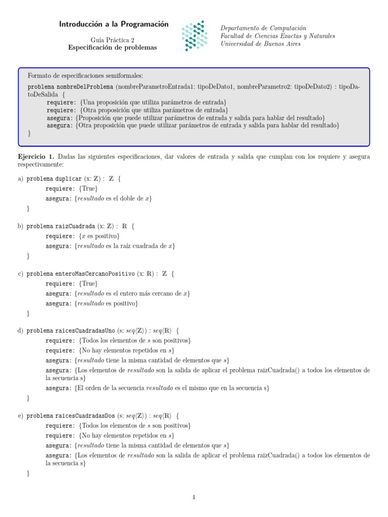Guía 2 | PDF | Secuencia | Ciencias de la Computación