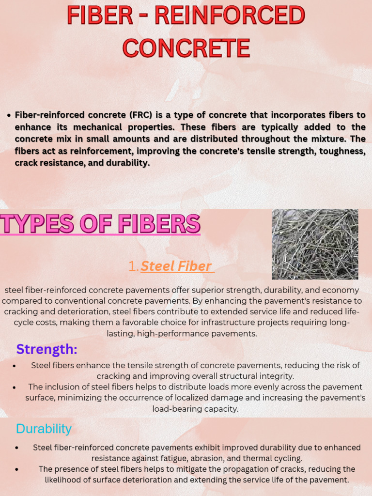 Fiber - Reinforced Concrete Shubham | PDF | Concrete | Fibers