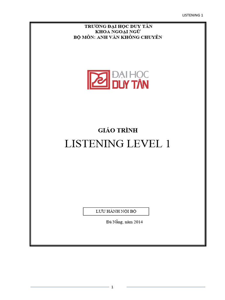 GT LISTENING LEVEL - Student | PDF | Question