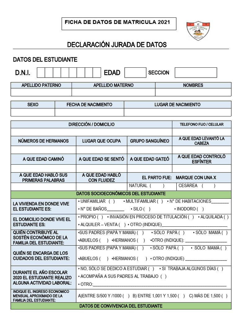 JL Ficha M. 2021 Ok | PDF