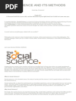 Introduction to Social Sciences Overview | PDF | Social Sciences ...
