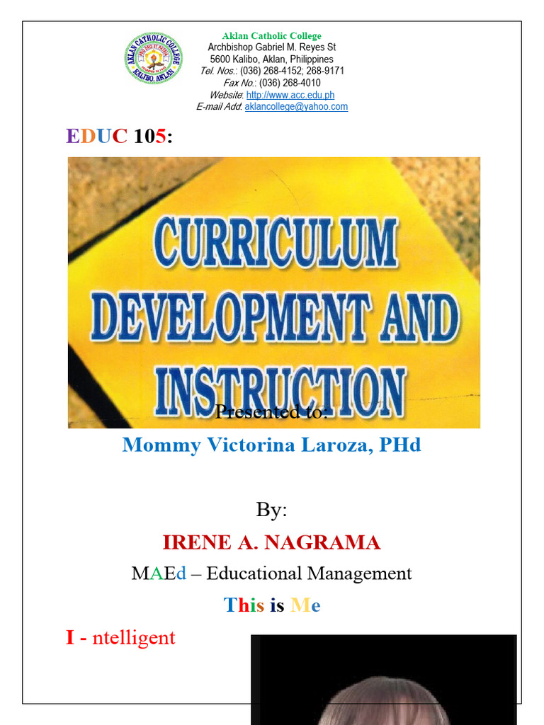 My Portfolio in EDUC 105 | PDF