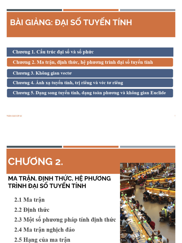 Toan Cao Cap A3 - C2 - P1 | PDF