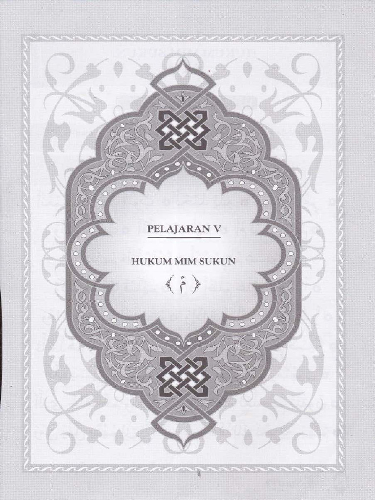 Kelas Tajwid - Hukum Mim Sukun | PDF