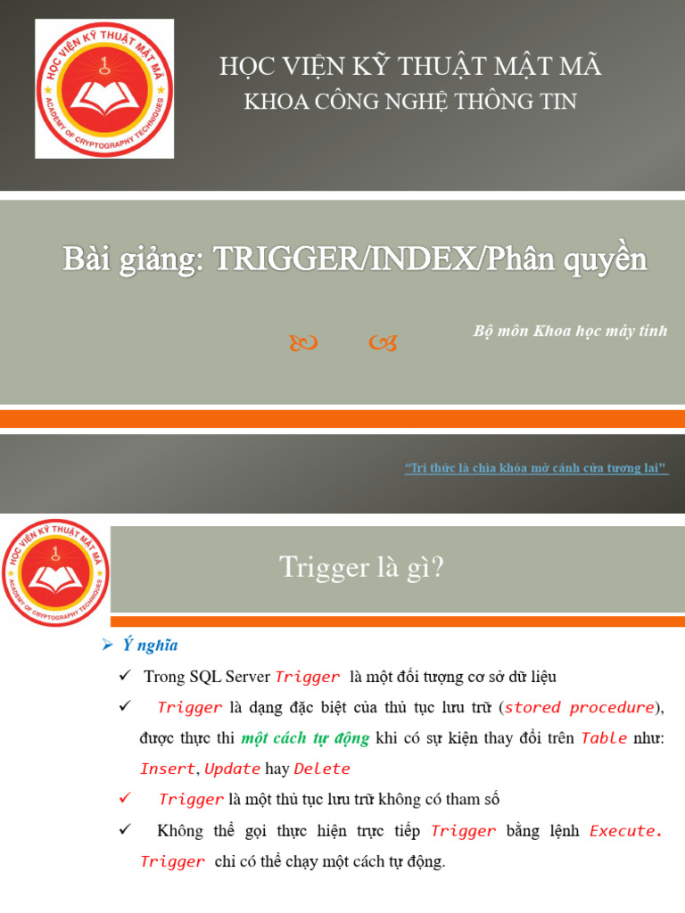 8 - Trigger | PDF