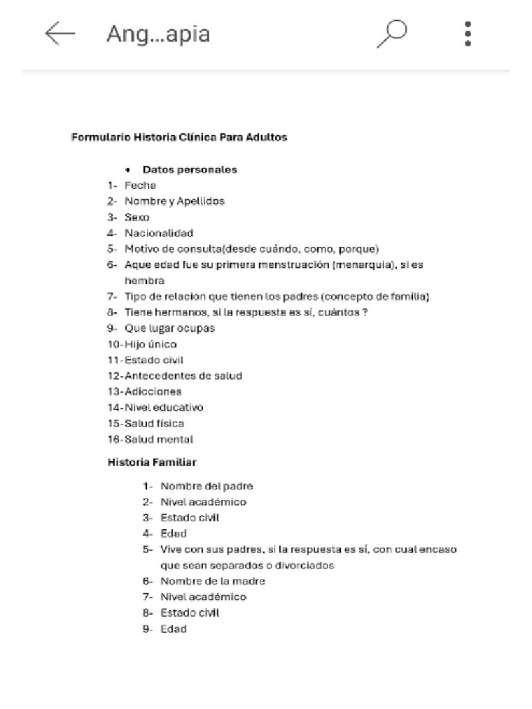 Angela L Tapia - Adulto | PDF