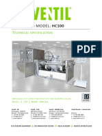 Control Valve Seat Leakage Test Proceedures, Genenral Specification ...