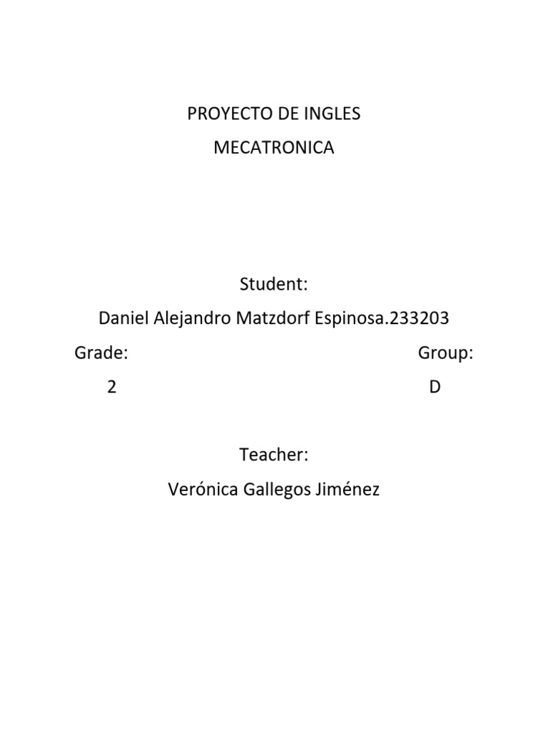 Proyecto Integrador Ingles. | PDF | Nanotechnology | Nanomaterials