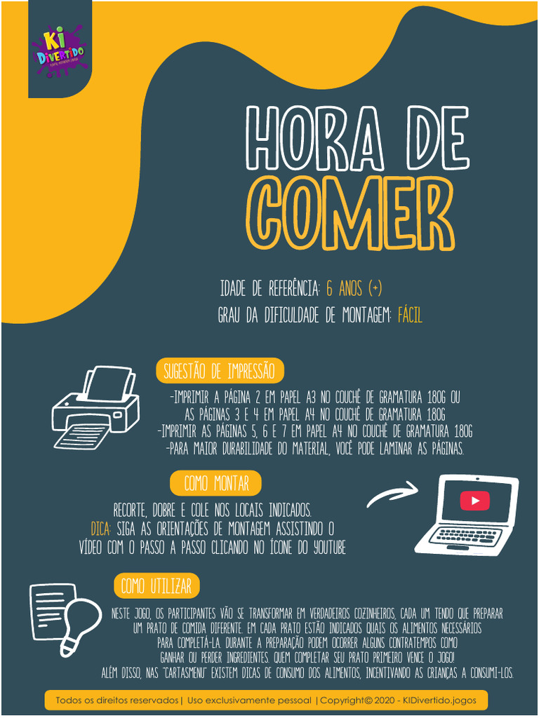 4) Hora de Comer | PDF