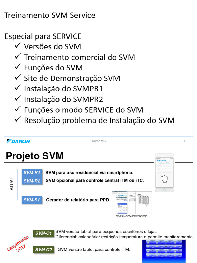 Treinamento SVM Service - 051216 | PDF