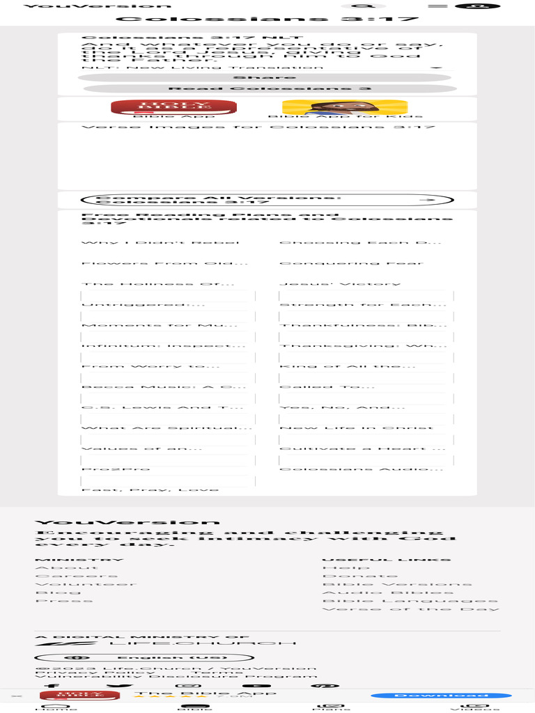 Colossians 317 and Whatever You Do or Say, Do It As A Representative of ...