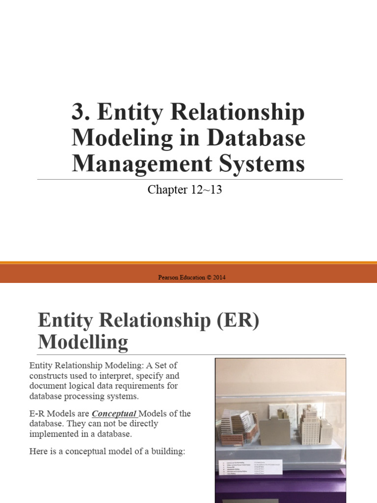Entity Relationship Modeling in Database Management Systems - Upload ...