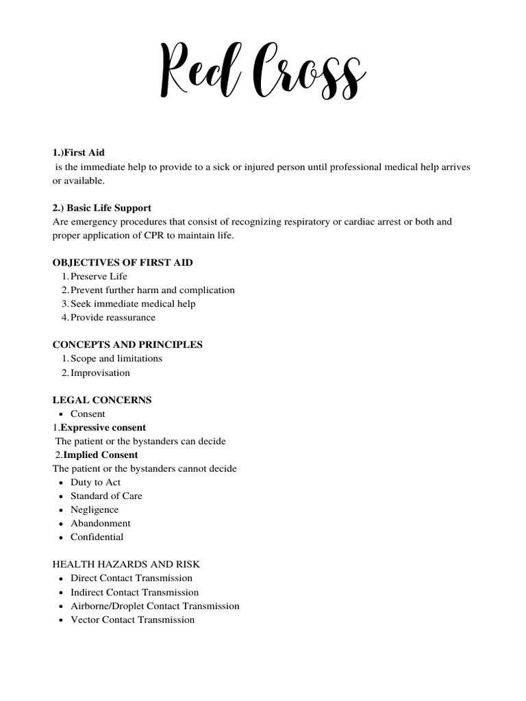RED-CROSS | PDF | Hyperthermia | First Aid