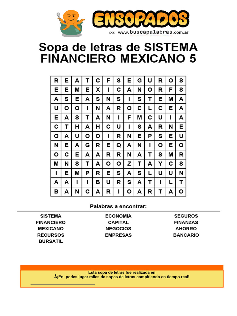 sopa-de-letras-de-sistema-financiero-mexicano_5 | PDF