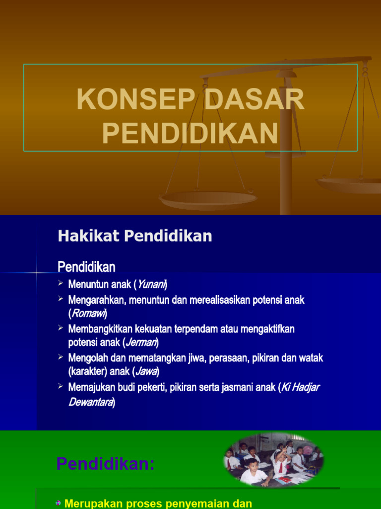 Materi MSP 2 - Konsep Dasar Pendidikan | PDF