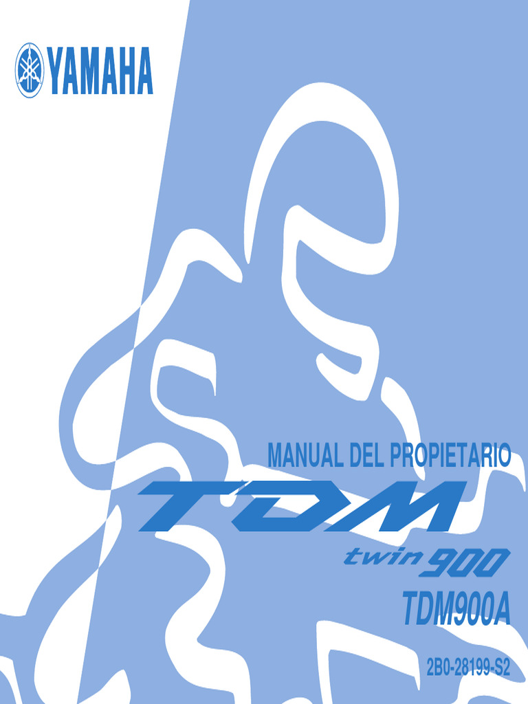 Manual TDM 900 | PDF | Motocicleta | Sistema de freno antibloqueo