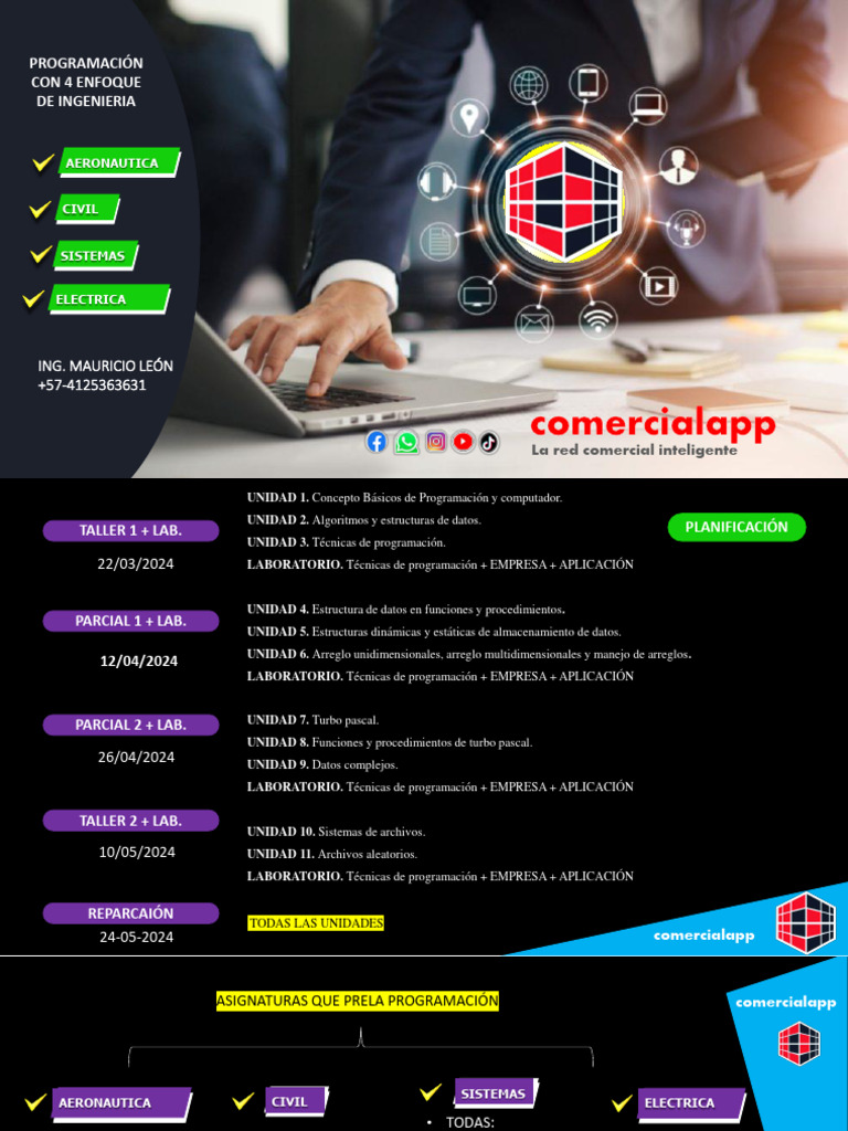 Curso Completo de Programación y Algoritmos | PDF | Lenguaje de programación | Programación de ...