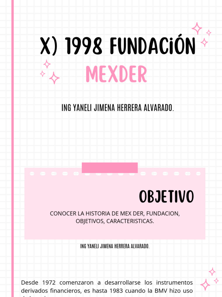 Historia y objetivos de MexDer | PDF | Comercio | Mercados financieros