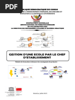 Gestion Et Administration Scolaires PDF | PDF | Pédagogie | Direction