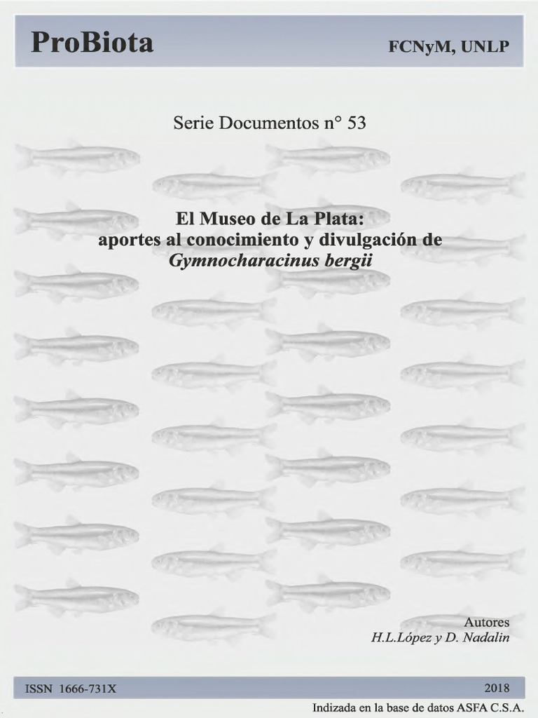 Aportes sobre Gymnocharacinus bergii | PDF | Ciencias sociales | Arte