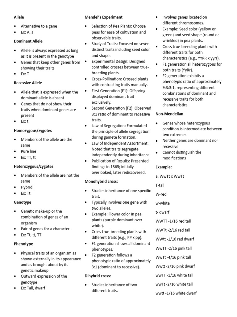 Allele | PDF | Dominance (Genetics) | Allele