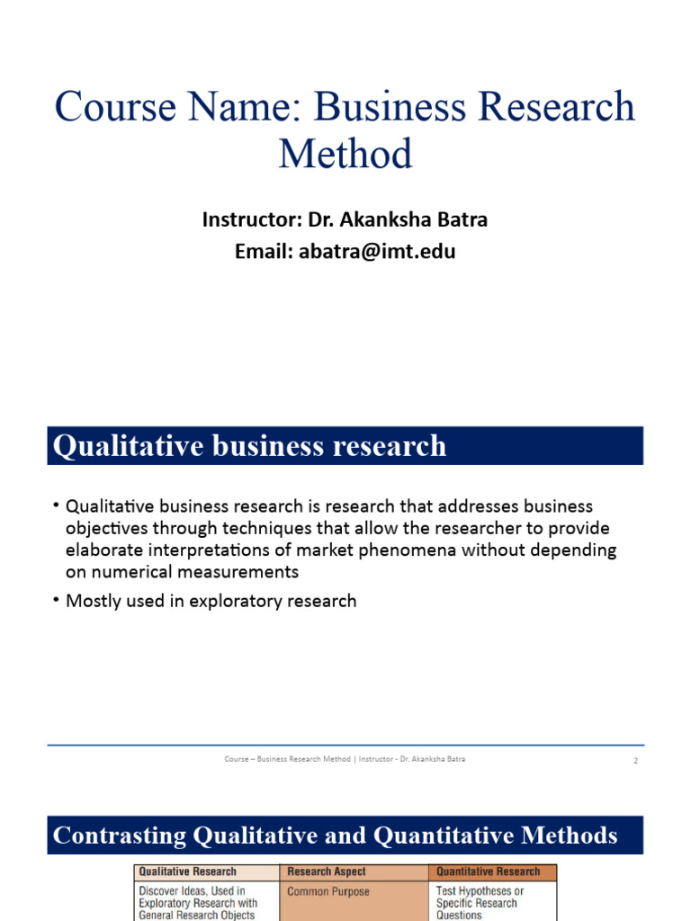 BRM 3 QualitativeResearch | PDF | Focus Group | Cognition