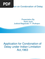 Condonation Application Guidelines | PDF | Common Law | Justice