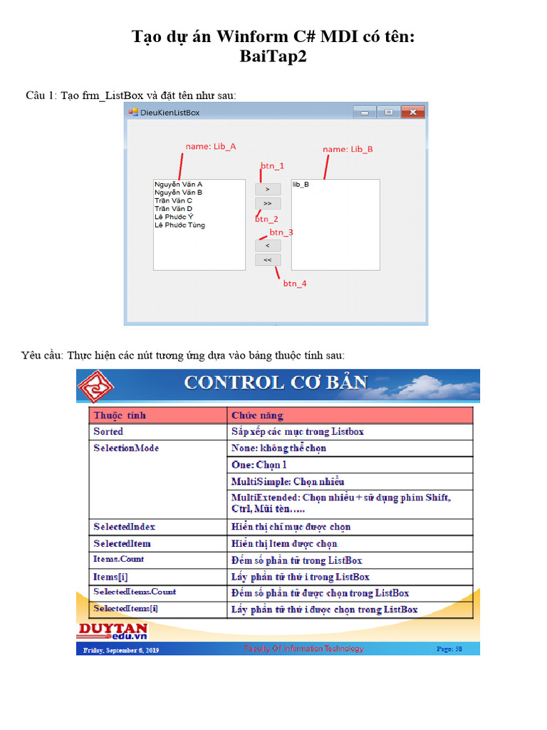 CS+414 +Lap+Trinh+UngDungNET+ +2020S+ +lab+ +7 | PDF