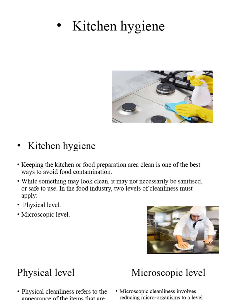 Essential Kitchen Hygiene Practices | PDF | Technology & Engineering