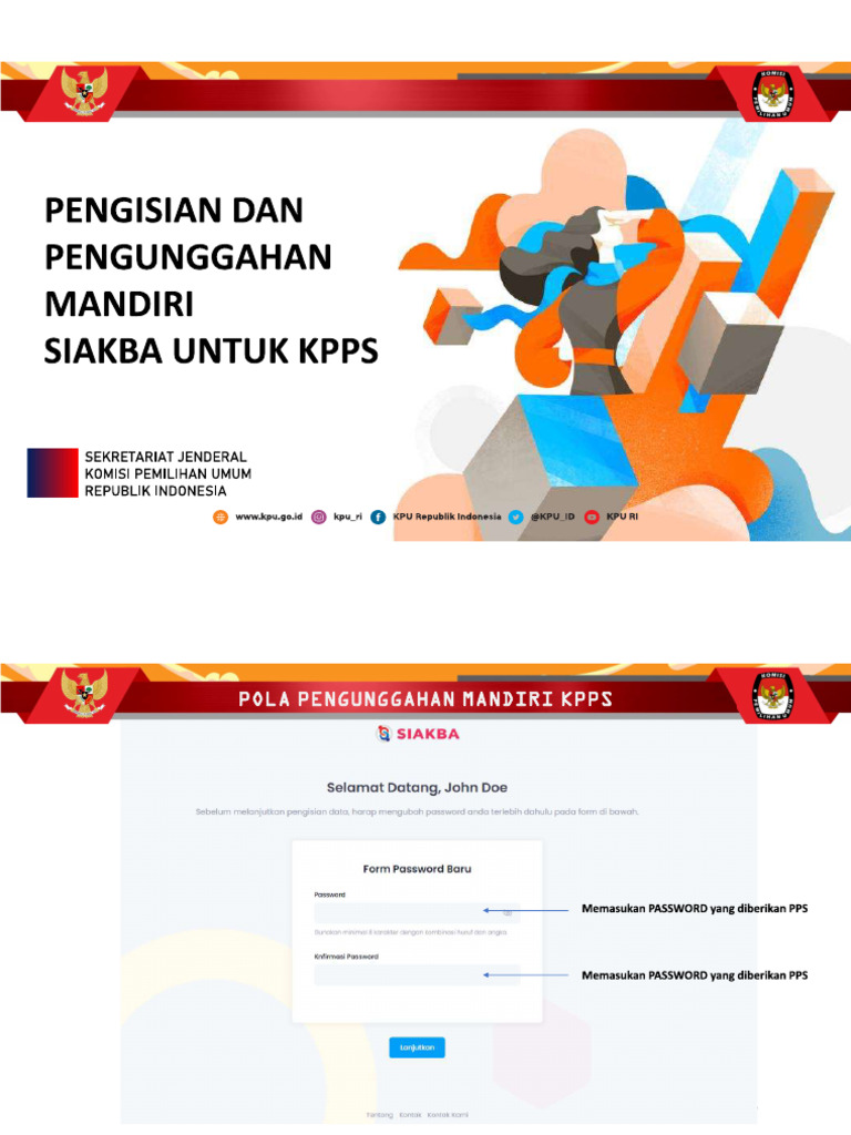 TUTORIAL SIAKBA UNTUK KPPS | PDF
