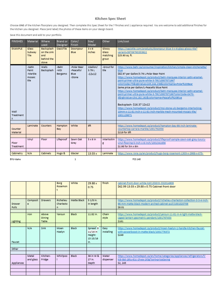 fcs140 Document Spec-Sheet-Portfolio-9 | PDF | Home & Garden