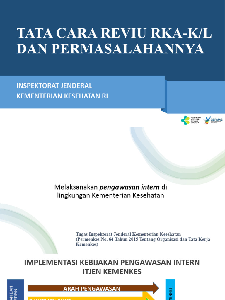 TATA CARA REVIU RKA-KL DAN PERMASALAHANNYA - Workshop Ski - Edit Ok | PDF