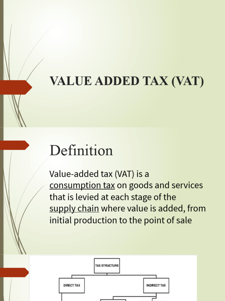 Value Added Tax (Vat) | PDF