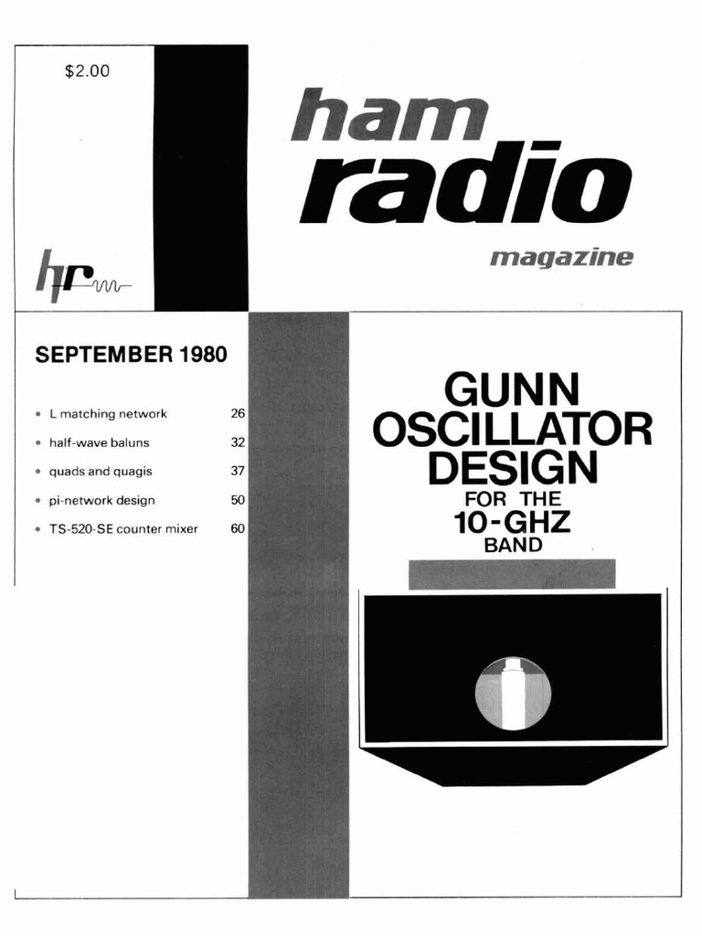 Ham Radio 198009 | PDF | Frequency Modulation | Federal Communications ...