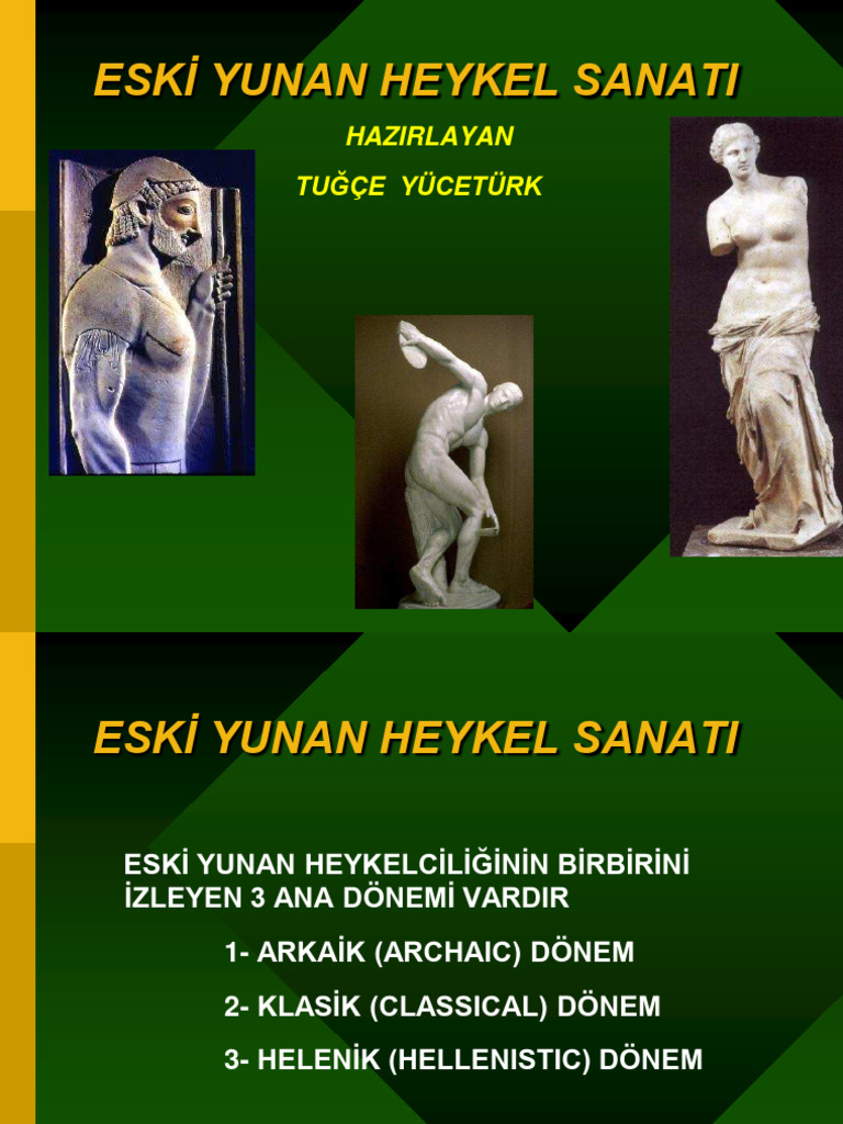 Eski Yunan Heykel Sanati | PDF