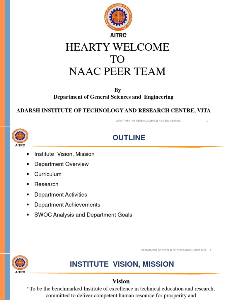 naac presentation gse 8-3-24 | PDF | Science