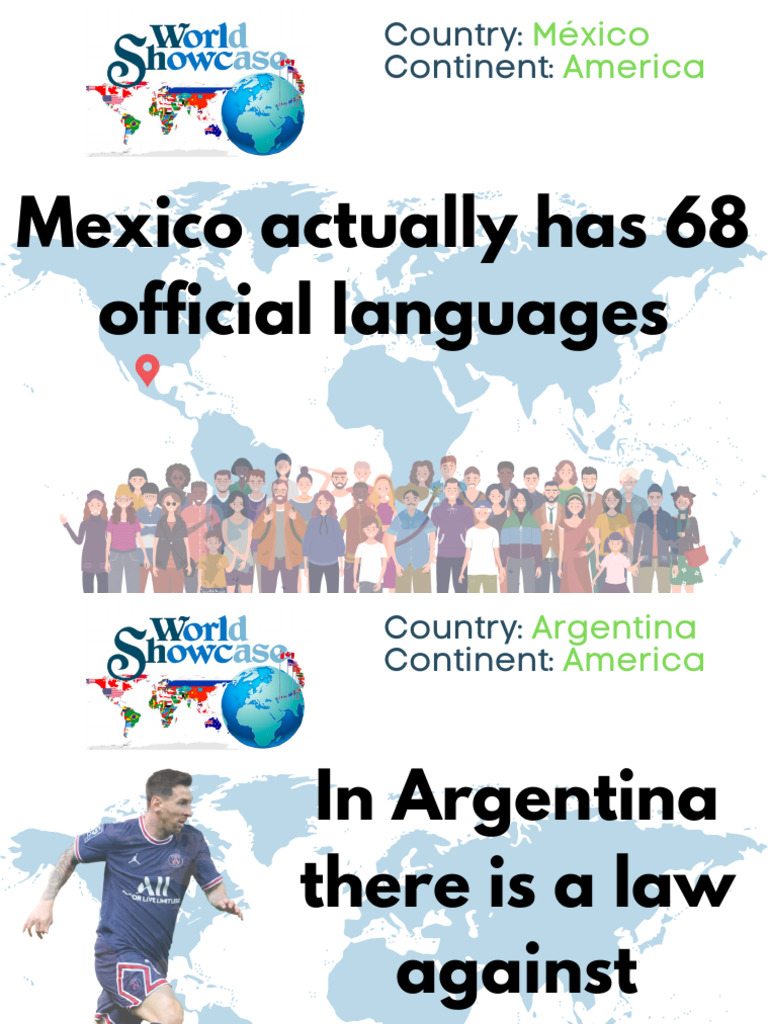 Fun Facts of Countries. You Are Here. World Showcase | PDF