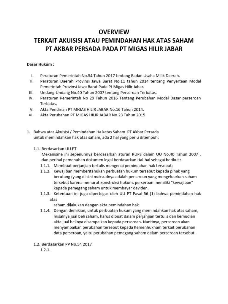 Overview MRJ | PDF | Pengelolaan Keuangan & Uang | Hukum