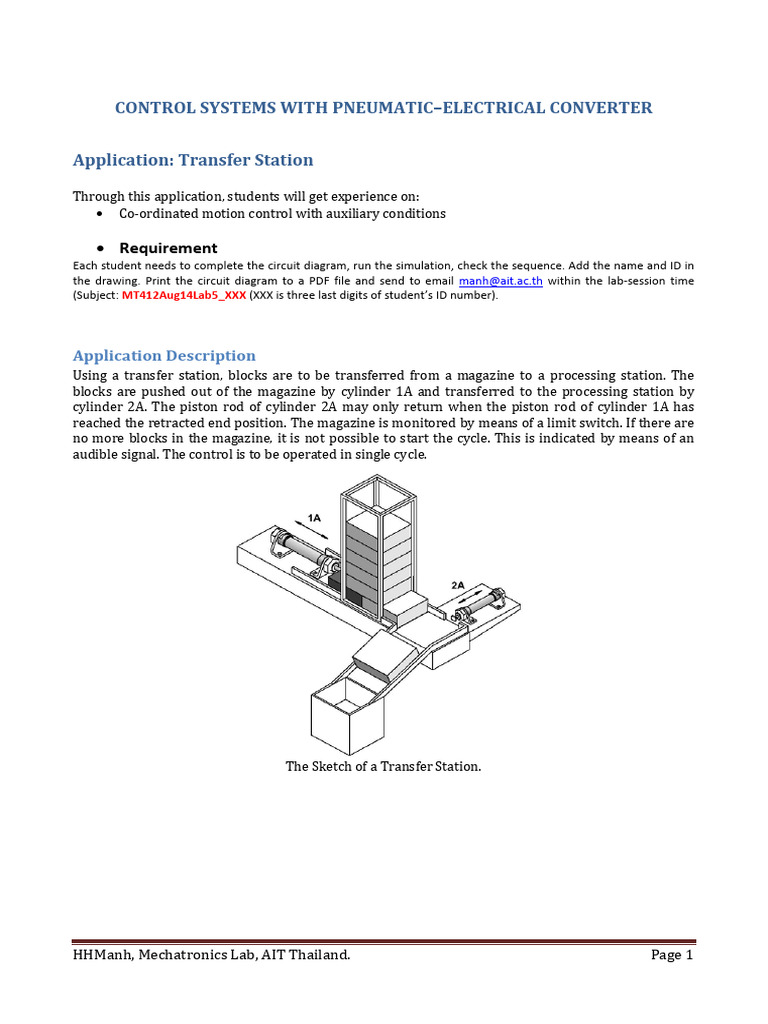 LAB5 TransferStation PDF | PDF | Relay | Valve LAB5 TransferStation PDF | PDF | Relay | Valve