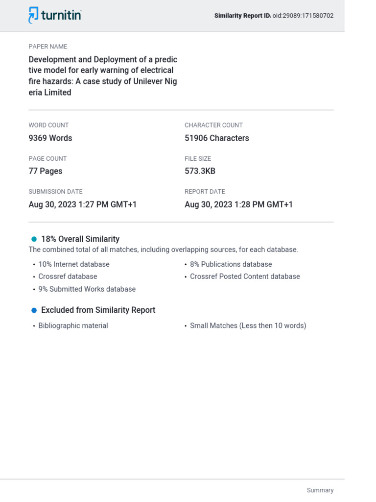 Development and Deployment of A Predictive Model For Early Warning of Electrical Fire Hazards ...
