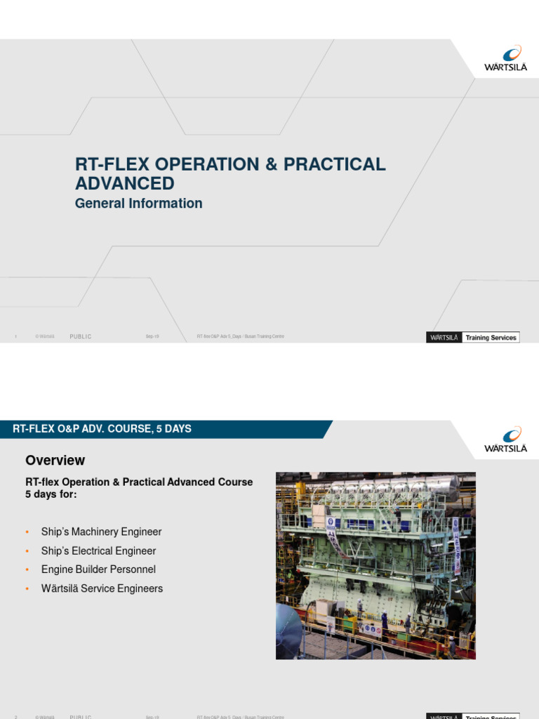 RT-FLEX Advanced Course Overview | PDF | Fuel Oil | Engines