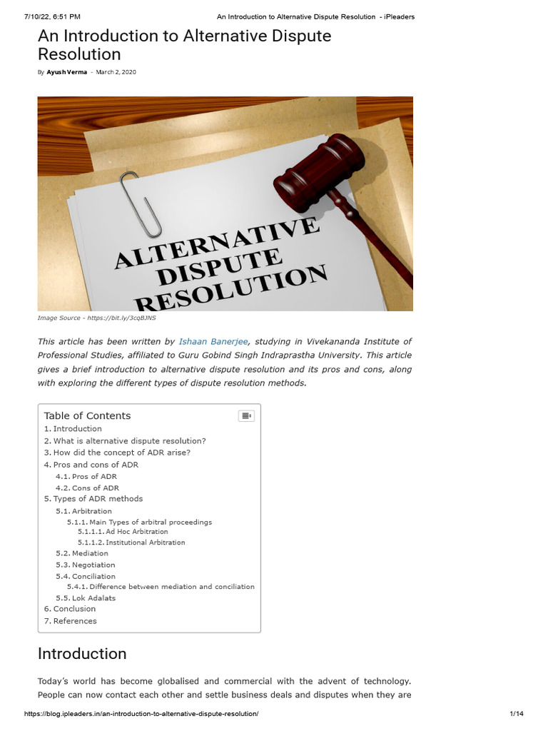 ADRS2 | PDF | Alternative Dispute Resolution | Arbitration