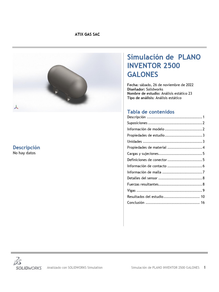 Análise Estática do PLANO INVENTOR 2500 | PDF