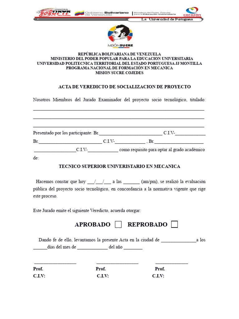 Acta Veredicto Mecanica | PDF