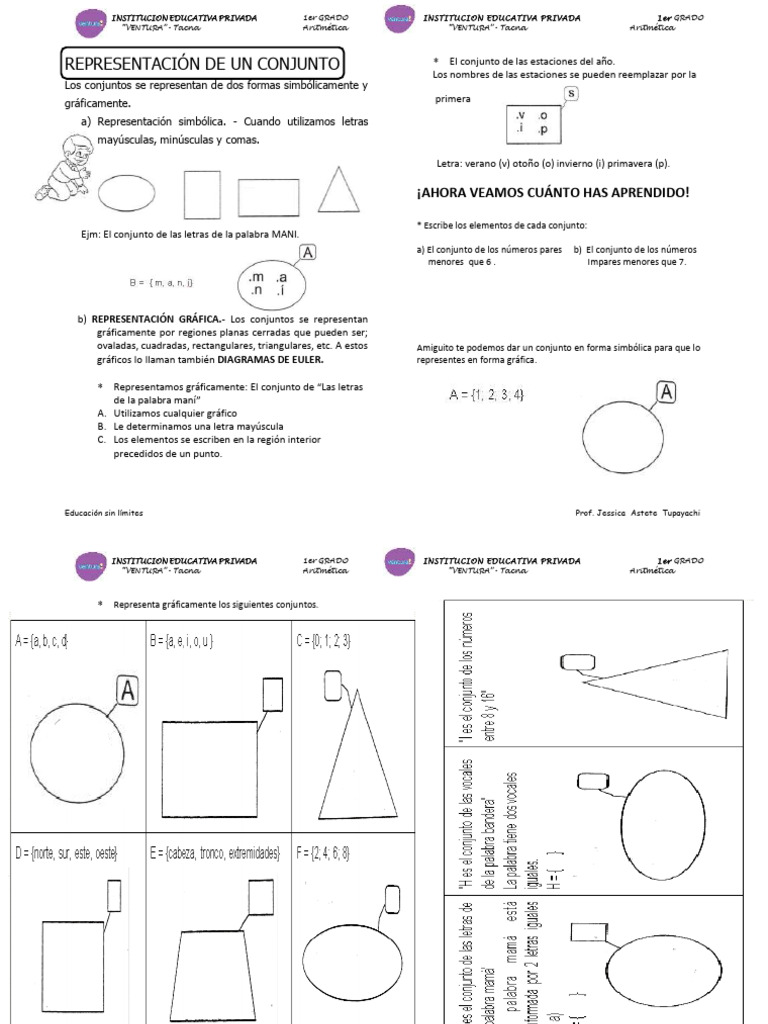 ARITMÉTICA - Repres. Conjuntos | PDF | Matemáticas | Estaciones